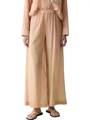 VICOLO VICOLO Crochet Detail Wide Leg Trousers