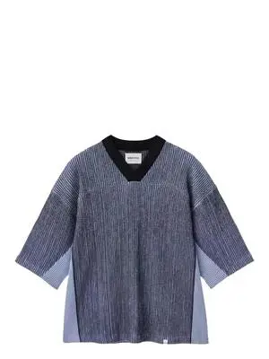 MAGIC STICK V-neck T-shirt - Blue