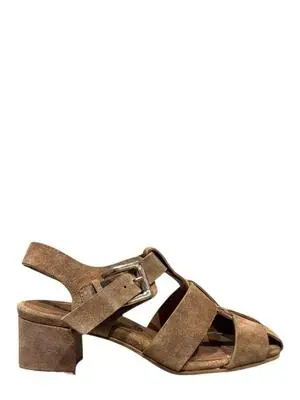 CALCE CALCE Buckle-Fastening Leather Sandals