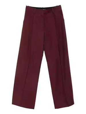 Proenza Schouler Pleated Wide-leg Trousers - Red