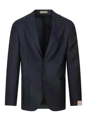 Corneliani Single-breasted Notch-lapel Blazer - Blue