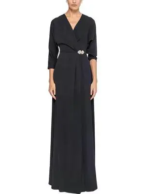 NISSA NISSA Crystal-Embellished Maxi Dress