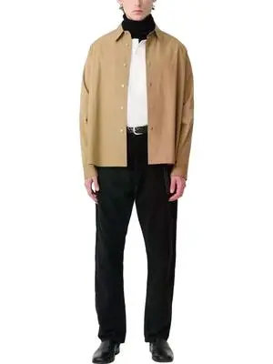 Studio Nicholson Hal Sanded Cotton Shirt - Neutrals