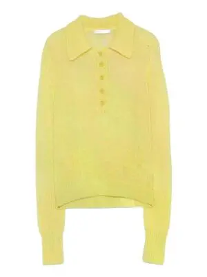 PATRIZIA PEPE Patrizia Pepe Open-Knit Buttoned Sweater