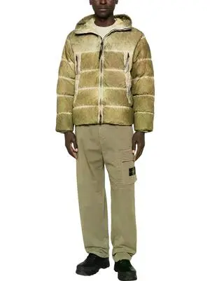 C.P. COMPANY Goggle Hooded Padded Jacket - Green