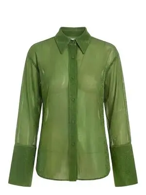 Oseree Oséree Lumière Lurex Shirt Green