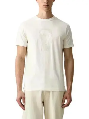 Karl Lagerfeld Ikonik-embroidered T-shirt - Neutrals