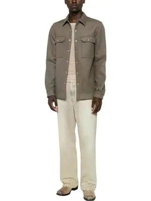 Rick Owens Press-stud Flap-pocket Jacket - Grey