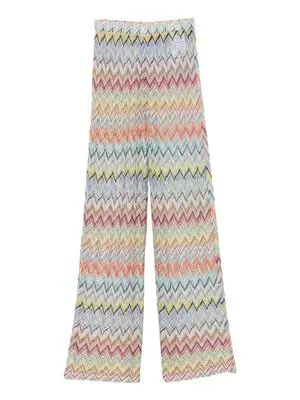 Missoni Lurex Wide Leg Trousers - Neutrals