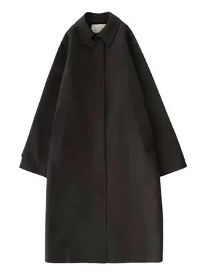 Studio Nicholson Oversized Twill Trench Coat - Brown