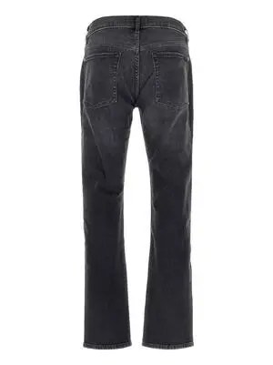 7 For All Mankind Straight-leg Jeans - Black