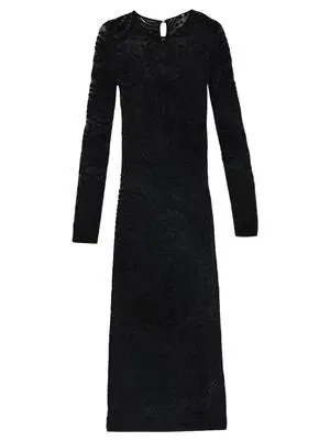 Etro Long Sleeve Paisley Dress - Black