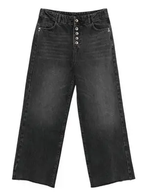 Patrizia Pepe Washed Raw-cut Jeans - Grey