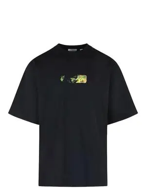 Off-White Spices Arrow Cotton T-shirt - Black