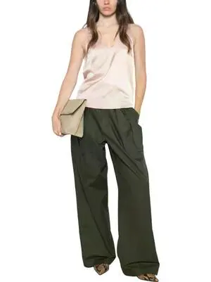 Patrizia Pepe Sleeveless Satin Tank Top - Pink