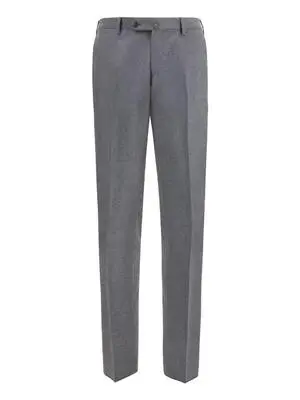 GERMANO 1952 Virgin Wool Tailored Trousers - Grey