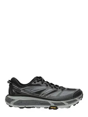 Hoka One One Hoka One One Round Toe Lace-Up Sneakers Black