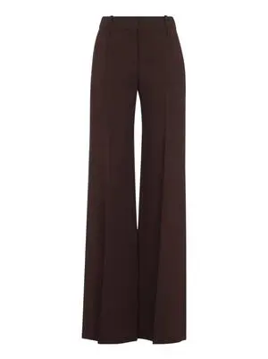 Ermanno Scervino Wide-leg Tailored High-waisted Trousers - Brown