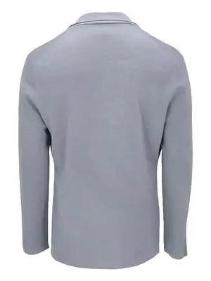 Isaia Single-breasted Patch-pocket Blazer - Grey