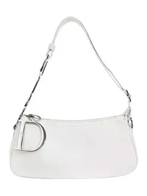 Dior 2004 D-ring Shoulder Bag - White