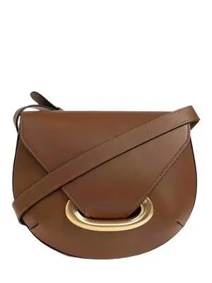 WANDLER Veneto Leather Crossbody Bag - Brown