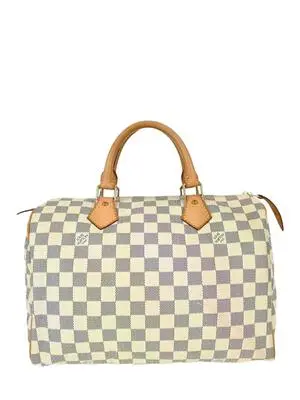 LOUIS VUITTON Damier Azur Speedy 30 Handbag - Neutrals