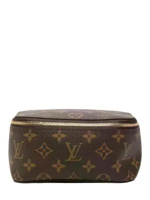 LOUIS VUITTON Monogram Rangement Pm Vanity Bag - Brown