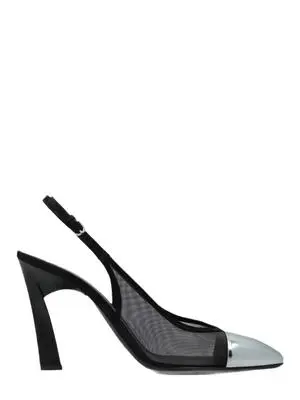 EMPORIO ARMANI Emporio Armani Mesh-Panelled Cap-Toe Pumps