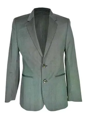 MAISON MARGIELA Single-breasted Pinstripe Blazer - Blue