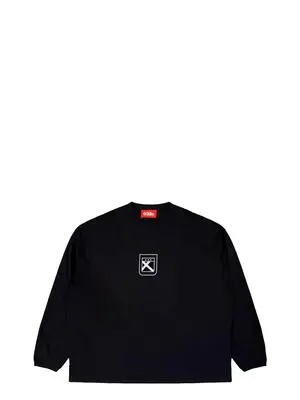 032C Fainting Cross Graphic-print Sweater - Black
