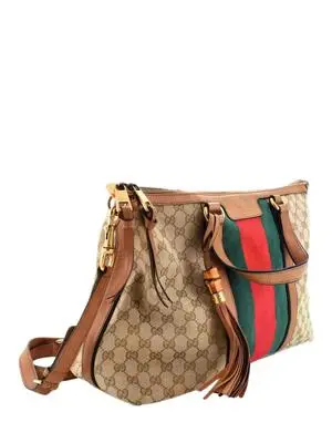 Gucci Rania Convertible Top Handle Bag - Brown