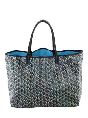 Goyard Saint Louis Claire Voie Coated Canvas Gm Tote Bag - Black