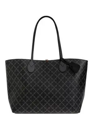 BY MALENE BIRGER Abi Monogram Tote Bag - Black