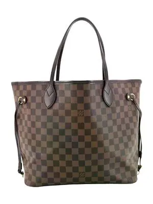 LOUIS VUITTON Damier Neverfull Mm Tote Bag - Brown