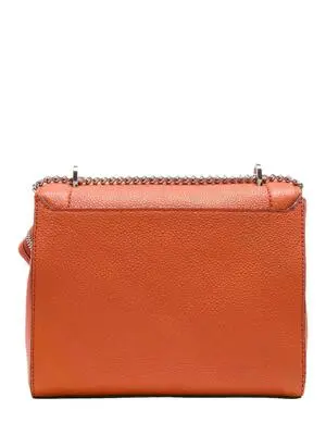 LANCEL Ninon Leather Shoulder Bag - Orange