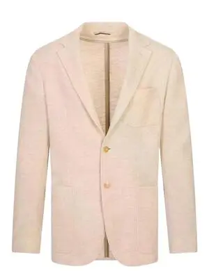 Canali Textured Single-breasted Blazer - Neutrals