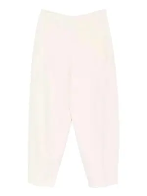 FFORME Yvette Straight-leg Pleated Trousers - Neutrals