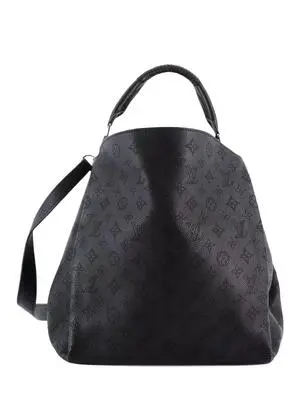 LOUIS VUITTON Mahina Leather Hobo Bag - Black