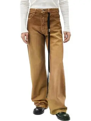 ANN DEMEULEMEESTER Modest Flared Jeans - Brown