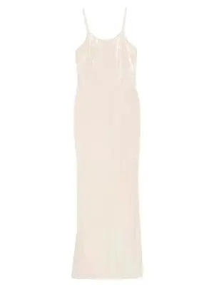 Patrizia Pepe Sequin Embellished Sleeveless Dress - Pink