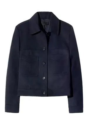 NILI LOTAN Susannah Button-up Jacket - Blue