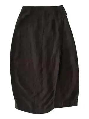 Studio Nicholson Bryde Tapered Midi Skirt - Black