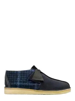 Clarks Desert Trek Tweed Sneakers - Blue