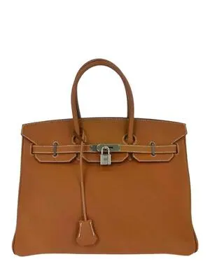 Hermès 2009 Togo Leather Birkin Tote Bag - Brown