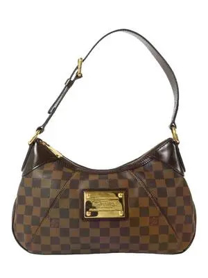 LOUIS VUITTON Damier Canvas Shoulder Bag - Brown