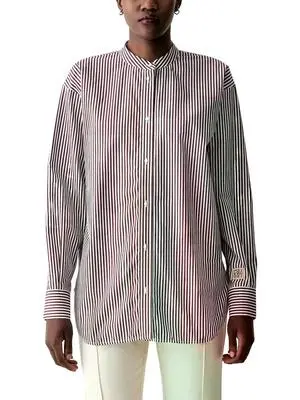 MOS MOSH Striped Long Sleeve Shirt - Red
