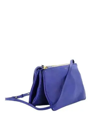 Celine Trio Leather Small Crossbody Bag - Blue