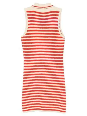 Altuzarra Striped Button-up Dress - Red