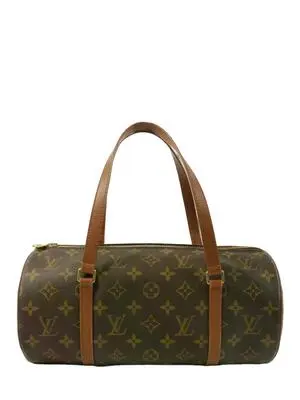 LOUIS VUITTON Monogram Papillon Shoulder Bag - Brown