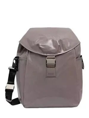 Rains Valera Buckle-fastening Logo-patch Backpack - Grey